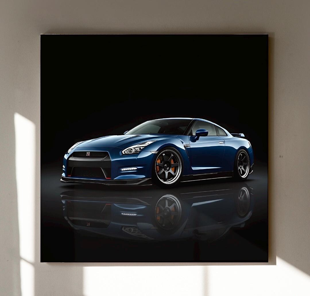24 Hour Sale Nissan R35 GTR Art Print Poster Home Decor Gift Present ...