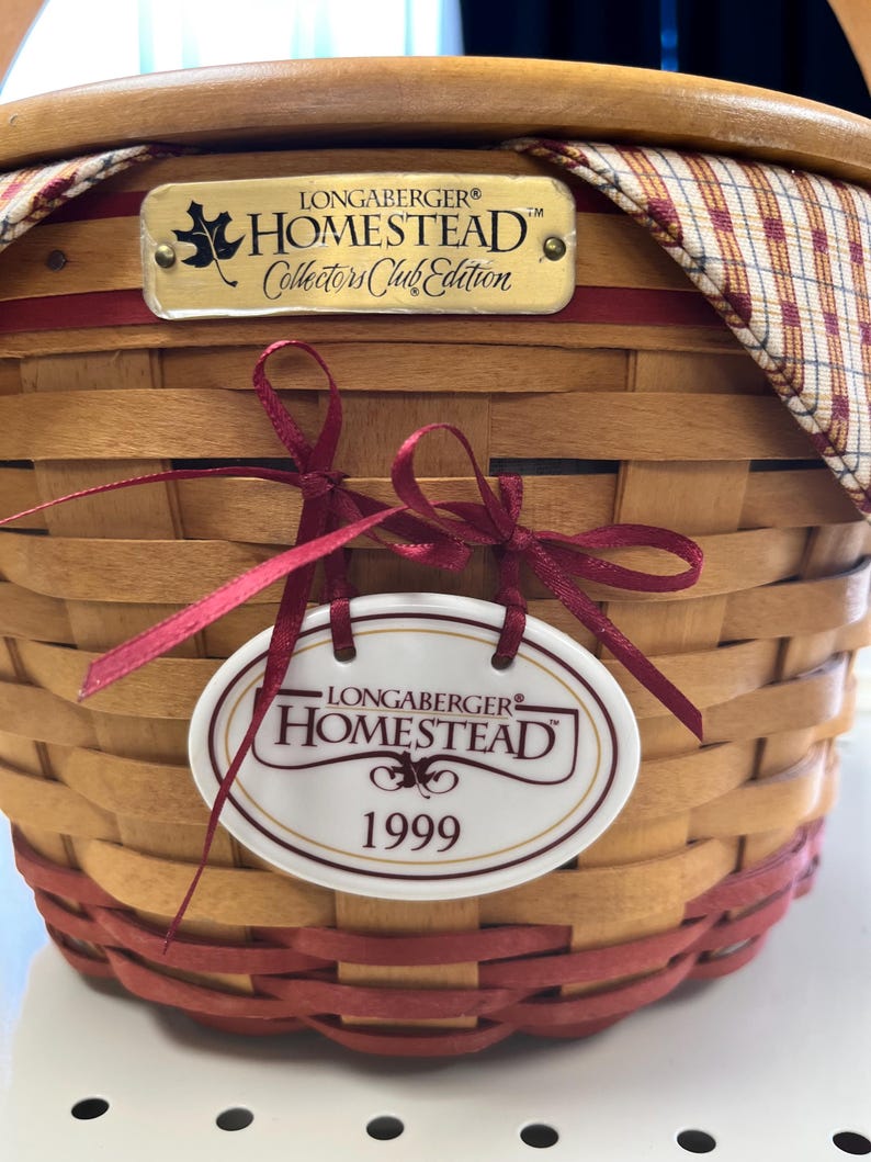 1999 Longaberger Homestead Collector's Club Edition Basket. - Etsy