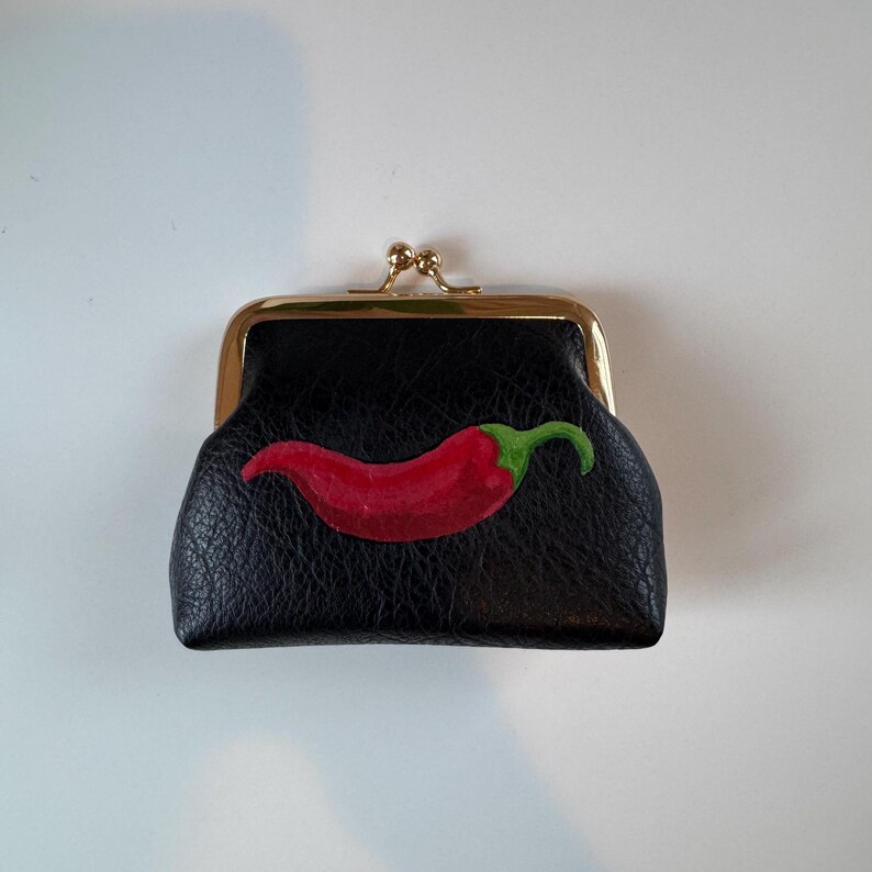 Custom Hand-painted Coin Purse - Etsy
