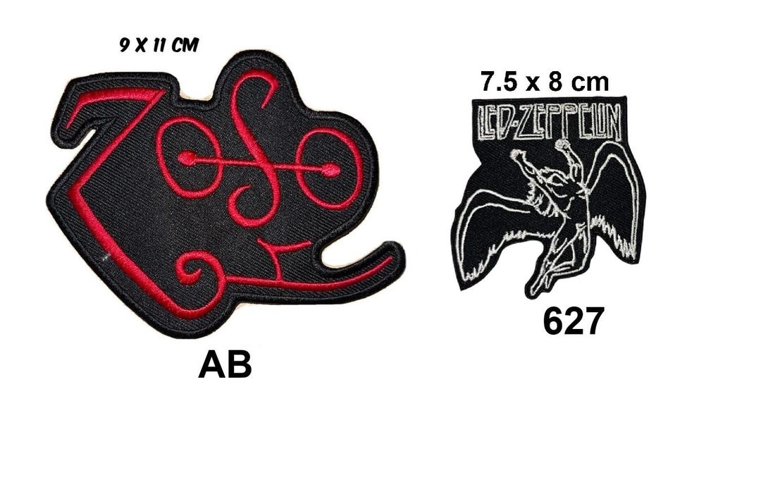 Led Patch Rock Music Sew Iron on Embroidered Patch 1970s Music Patch ...