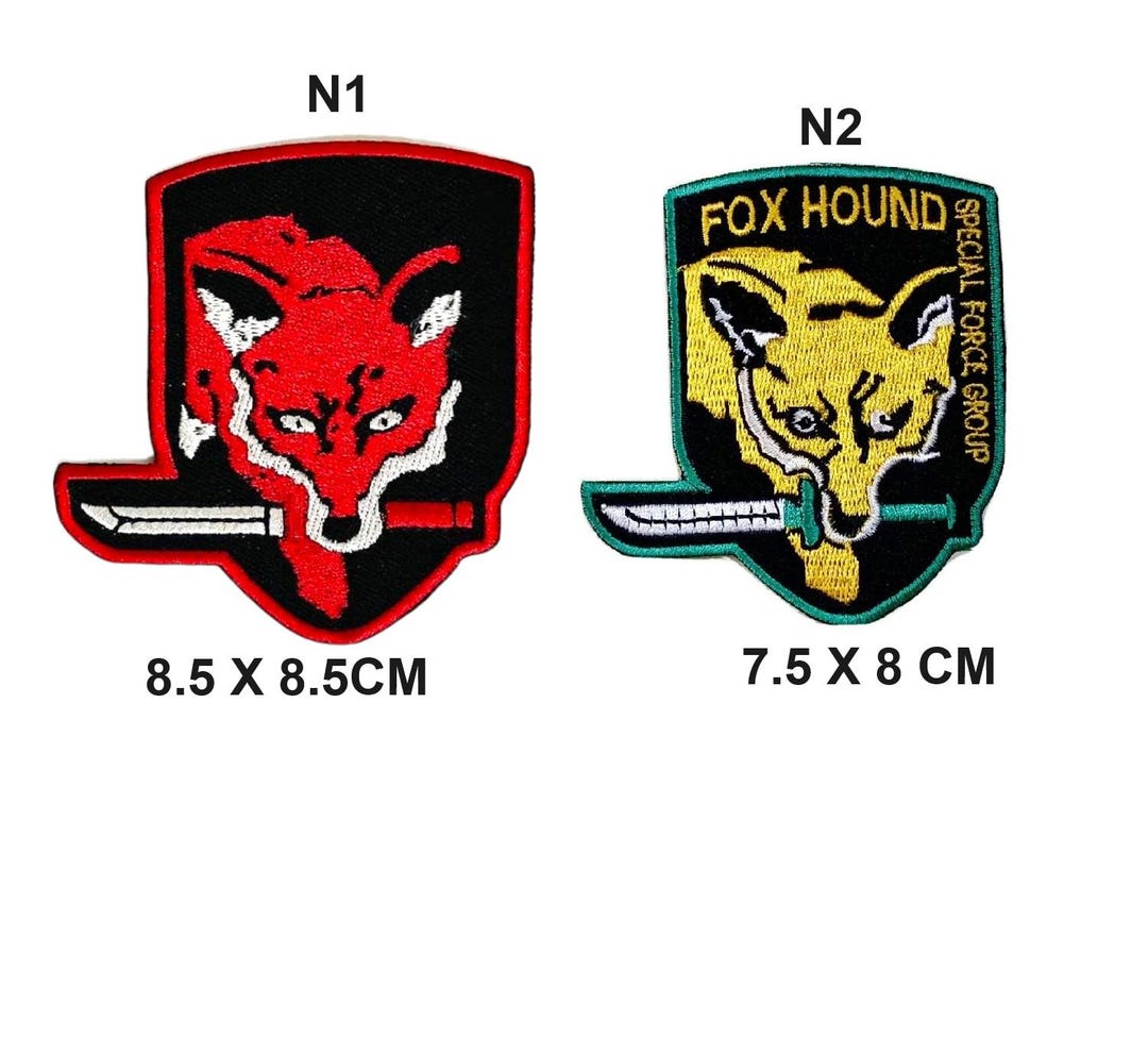 Military Army Fox Red Wolf Hound Special Force Group Embroidered Patch ...