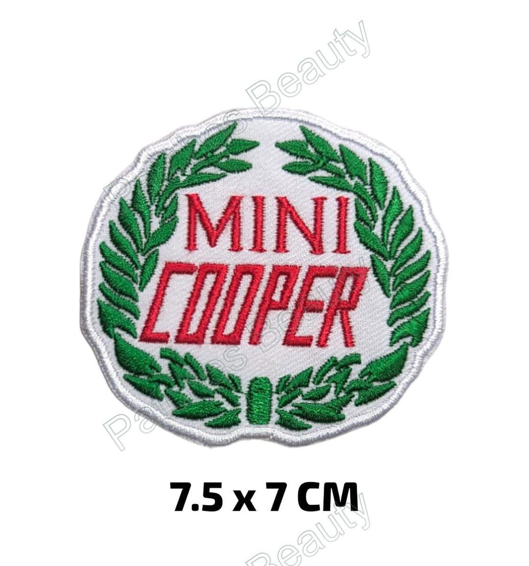 Mini Cooper Racing Race Car Sports Embroidered Iron Sew on Patch ...