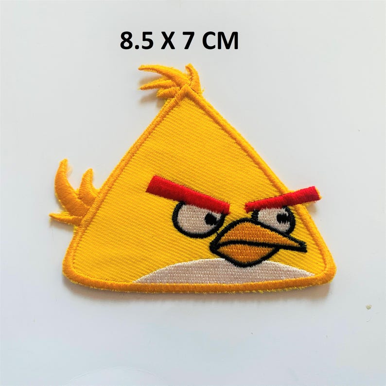 Angry Bird Grumpy Bird Embroidered Patch Badge Sew on Iron on for ...