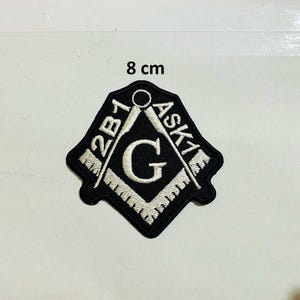 Compass G 2B1 ASK1 Freemason Masonic in Memory of Hiram Abiff Widows ...