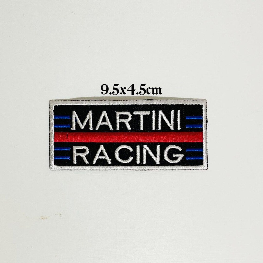 Martini Racing F1 Rally Sponsors Embroidered Iron on Sew on Sports Car ...