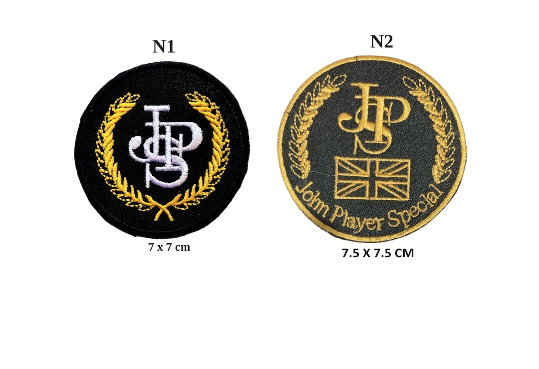 John Player Special JPS Patch Badge Racing Race Bike Bikers Rockers Leather Jeans Embroidered ...