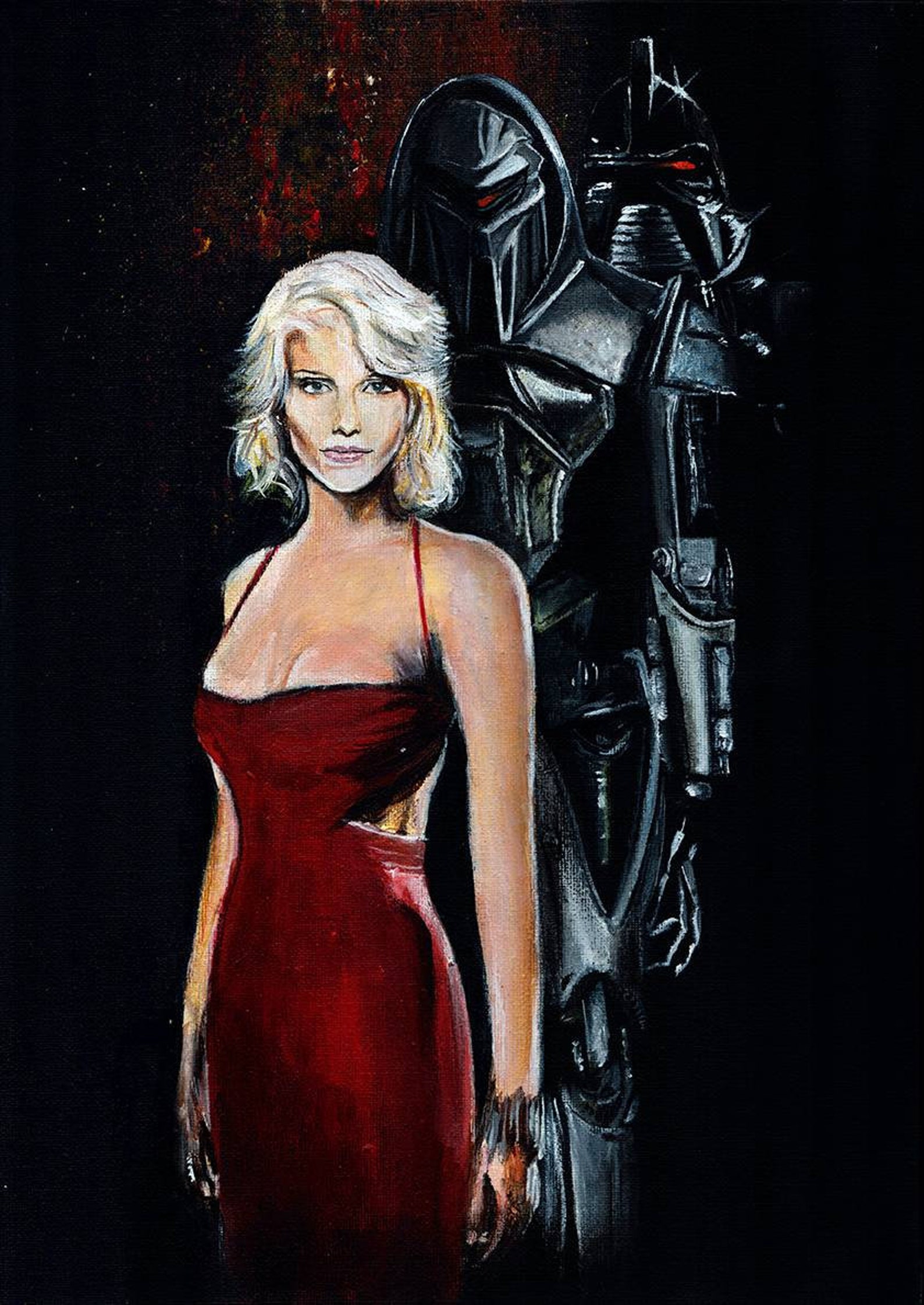 Battlestar Galactica Number 6 Limited Edition Art Print | Etsy