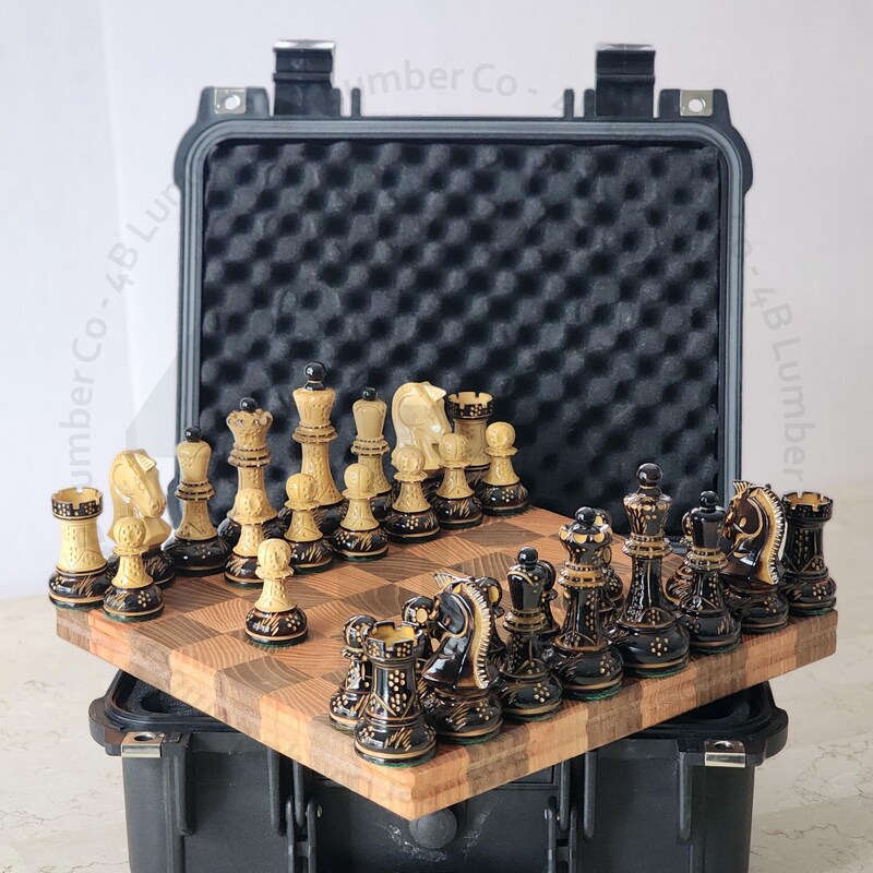 Engraved Chess Board - Etsy