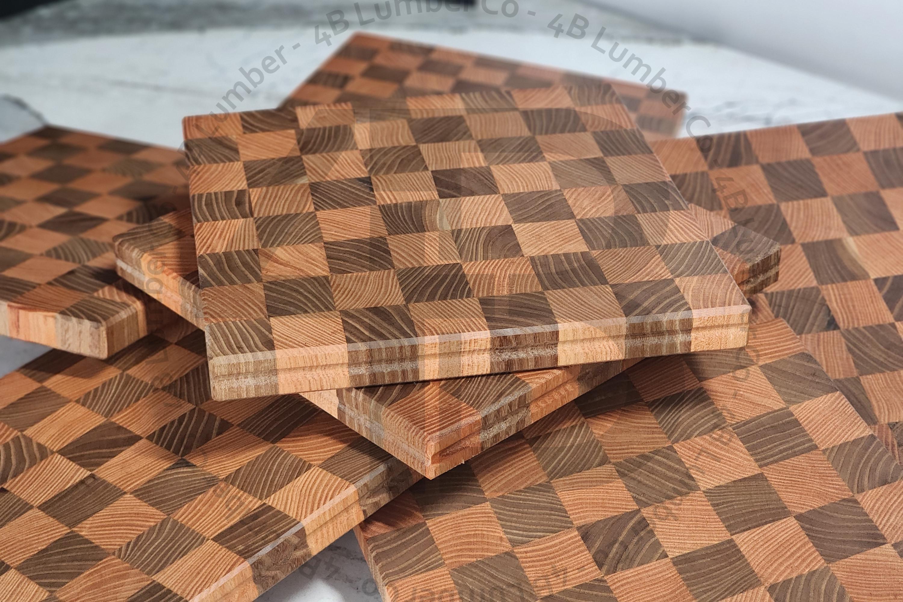 Custom Handmadechess Wood Checkers Checkered Board Chess Board ...