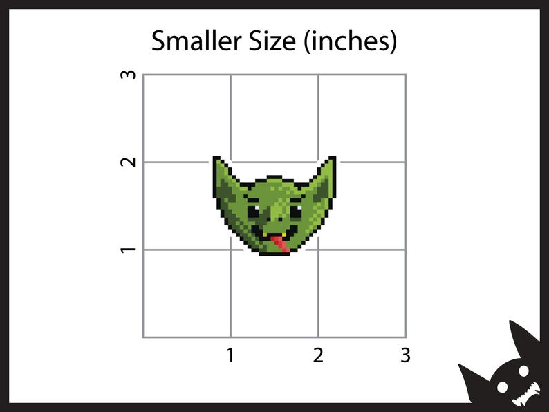 Goblin Sticker Goblin Face Pixel Art Sticker - Etsy