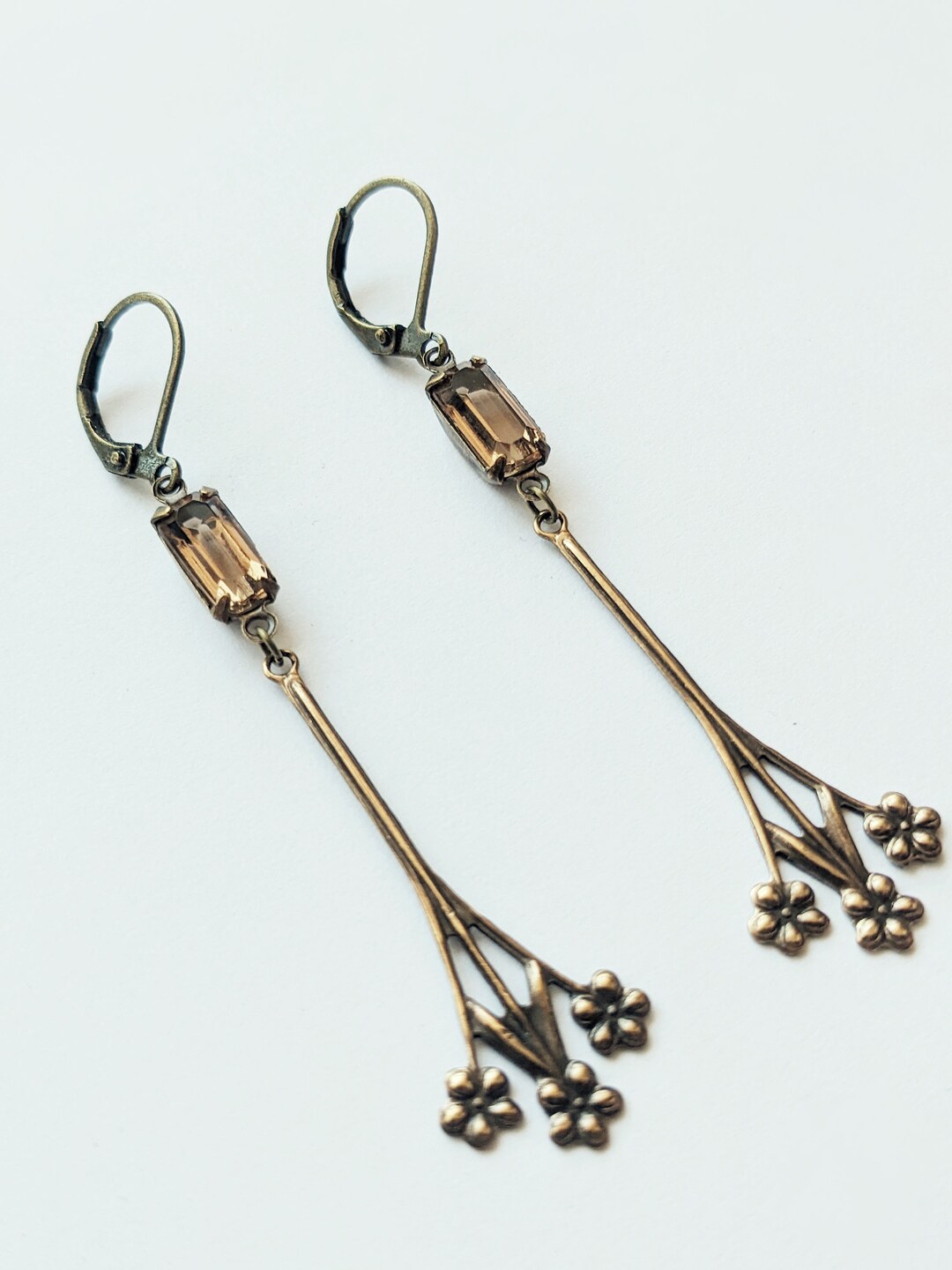 The Lord of the Rings/ Elven Jewellery Inspired Smoke Topaz Vintage ...