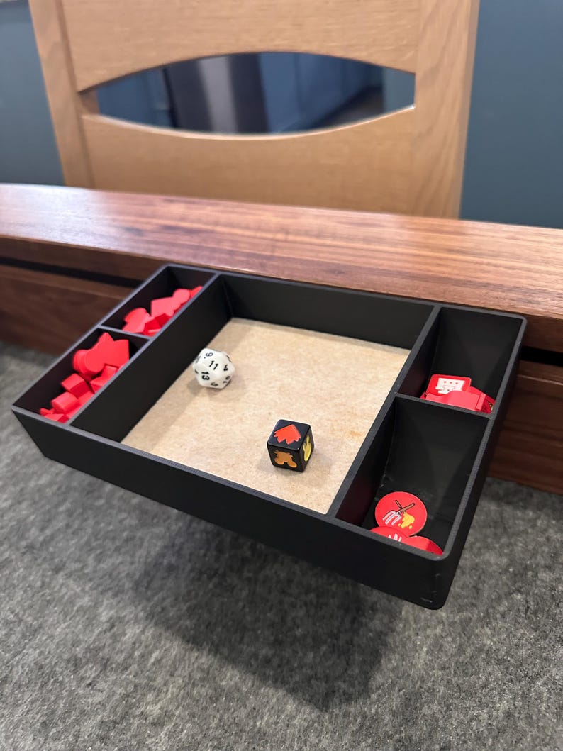 Wyrmwood Modular Gaming Table Personal Station: Dice Tray & Bits Bento ...