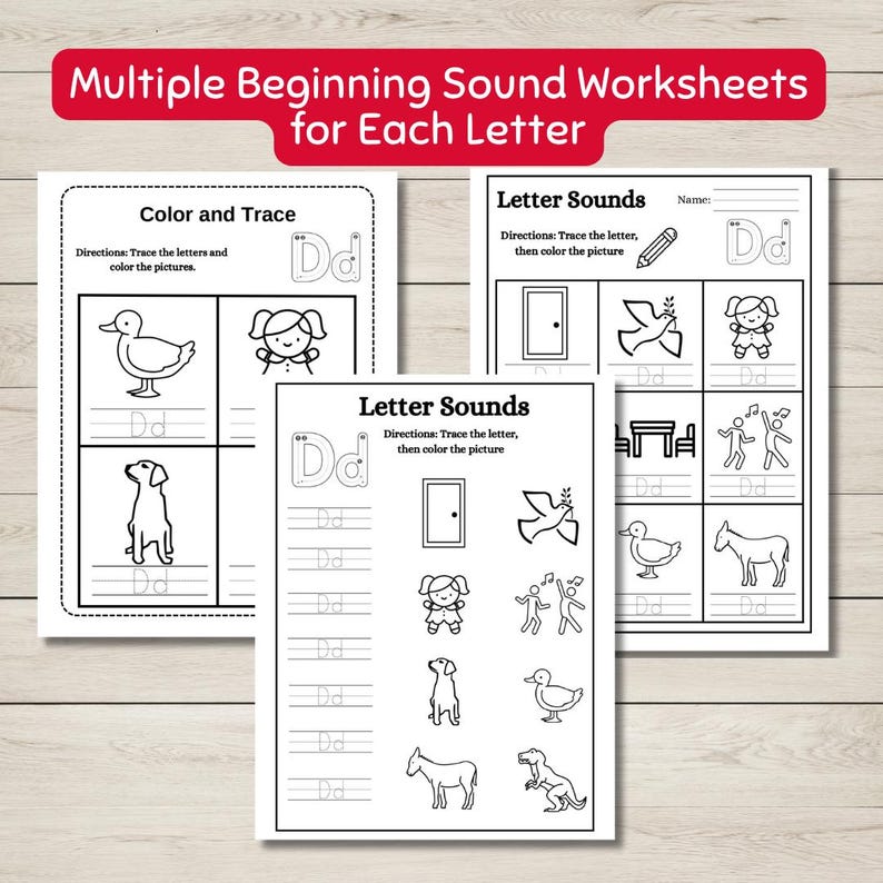 Alphabet Tracing Worksheets Mega Bundle Coloring Letters ABC Printables ...