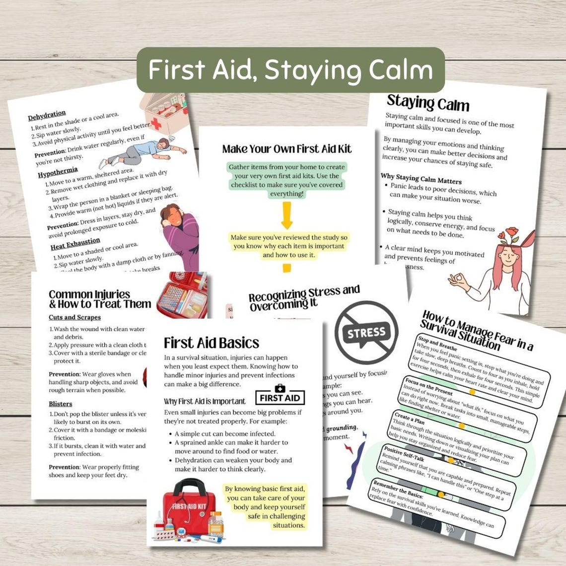 Survival Skills Unit Study for Summer Camp, Girl Scouts, Forest School ...