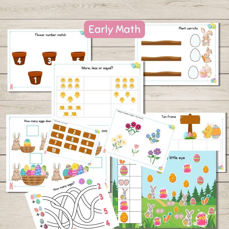 Easter Busy Book – Printable PDF Activity Pack for Preschool and ...