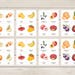 Bilingual Fruit Flashcards English and Spanish Montessori 3-part Cards ...