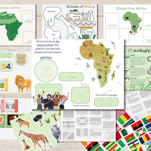 Continents Busy Book With Montessori Colors for Preschool and Toddlers ...