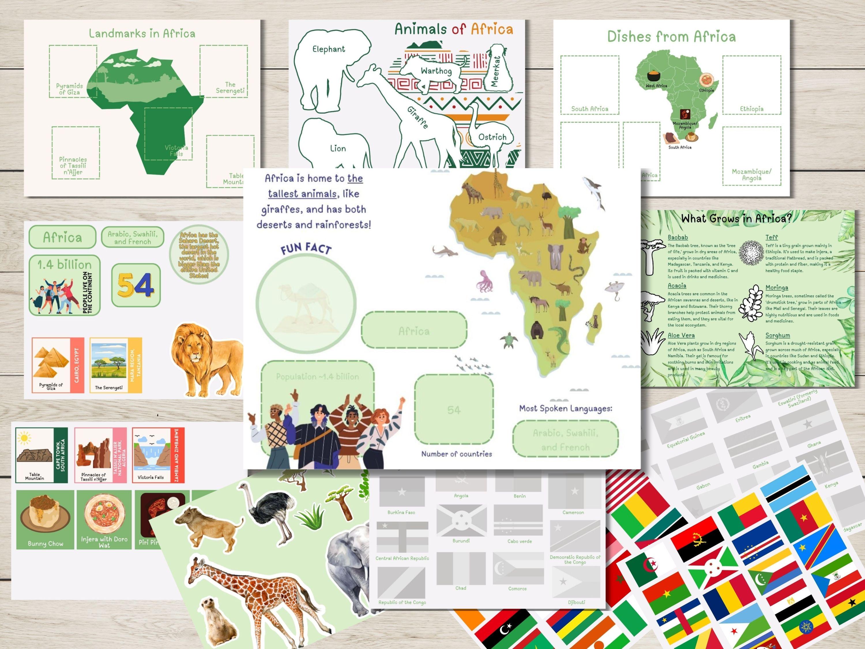 Continents Busy Book With Montessori Colors for Preschool and Toddlers ...