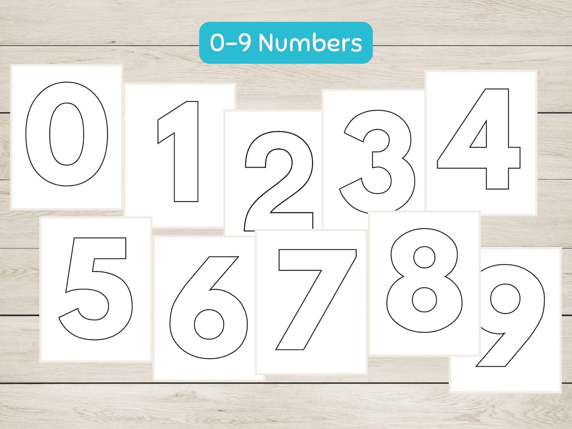 Printable Large Alphabet Block Letters and Numbers for Kids Crafts ...