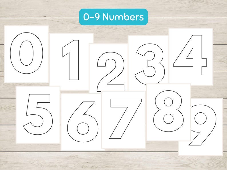 Printable Large Alphabet Block Letters and Numbers for Kids Crafts ...