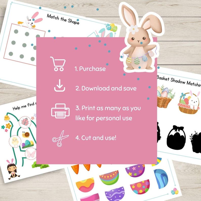 Easter Busy Book – Printable PDF Activity Pack for Preschool and ...