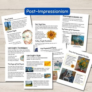 Famous Artist Study: Vincent Van Gogh- Post-impressionism Art History ...