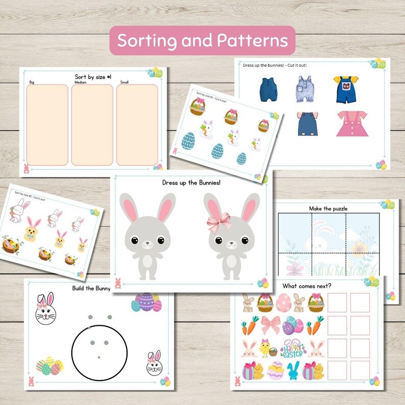 Easter Busy Book – Printable PDF Activity Pack for Preschool and ...
