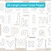 Printable Large Alphabet Block Letters and Numbers for Kids Crafts ...