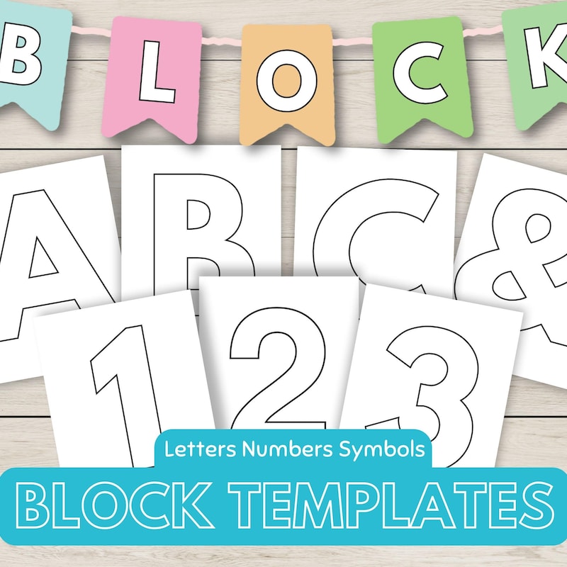 Large Alphabetal Letters - Etsy