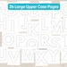 Printable Large Alphabet Block Letters and Numbers for Kids Crafts ...