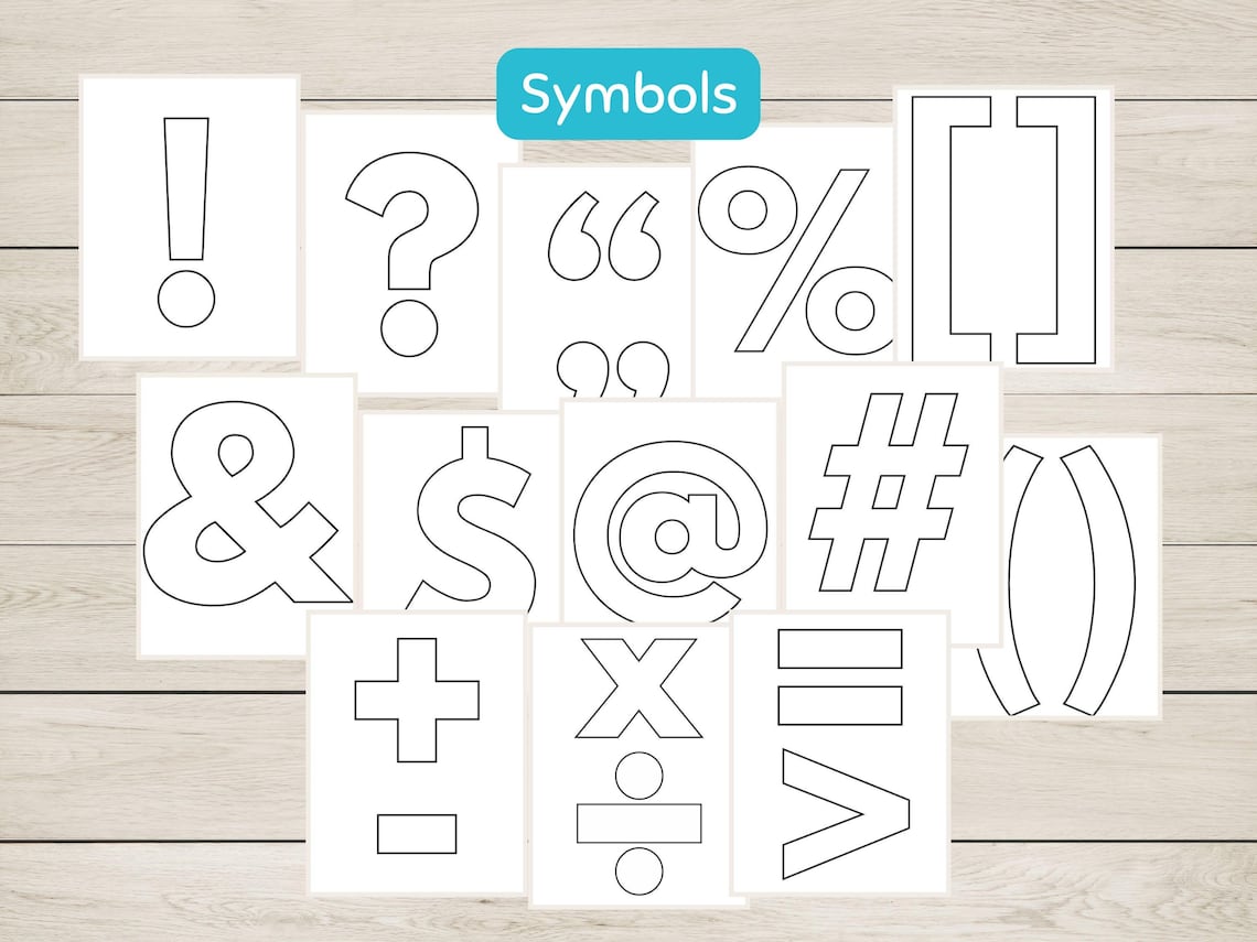 Printable Large Alphabet Block Letters and Numbers for Kids Crafts ...