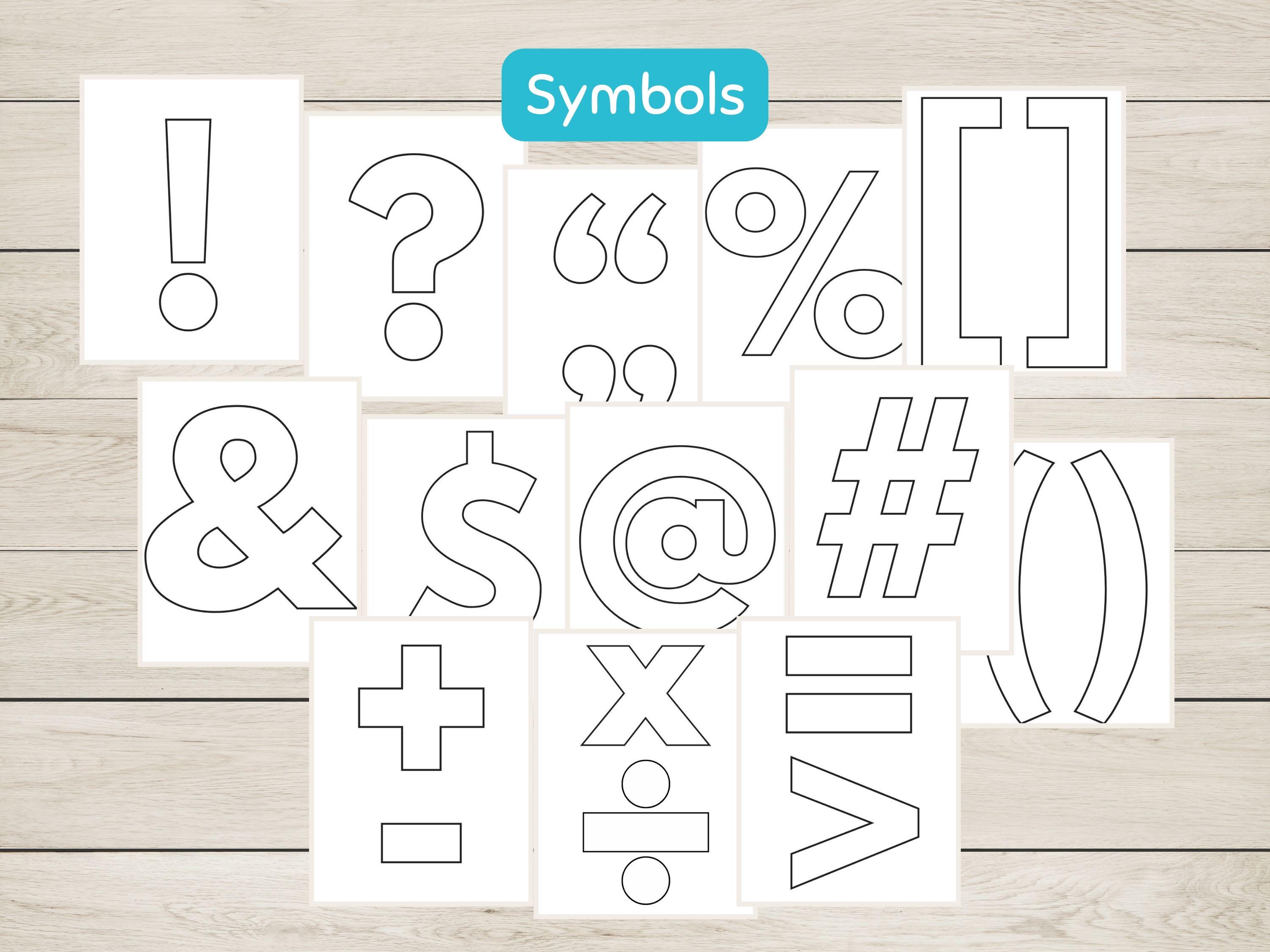 Printable Large Alphabet Block Letters and Numbers for Kids Crafts ...