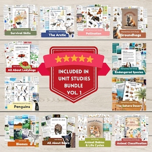 Animal Classification Unit Study Worksheets, Activities, With Classes ...