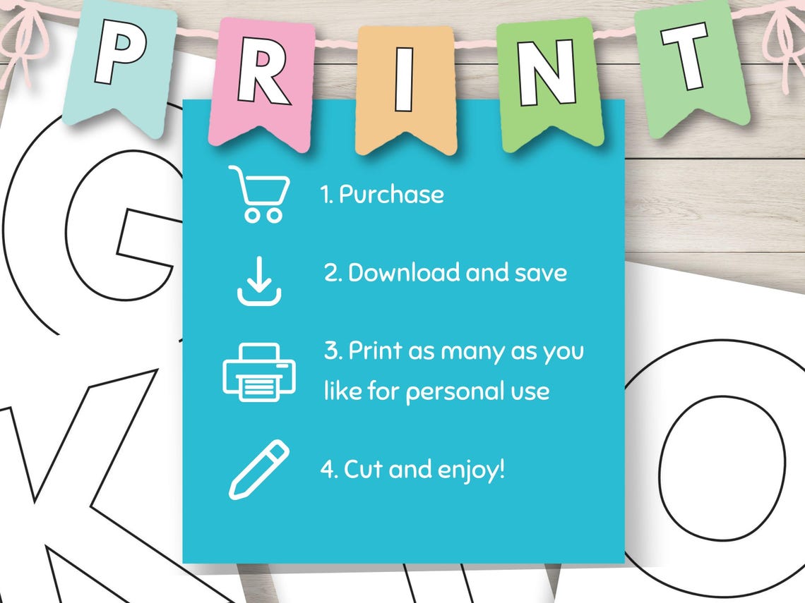 Printable Large Alphabet Block Letters and Numbers for Kids Crafts ...