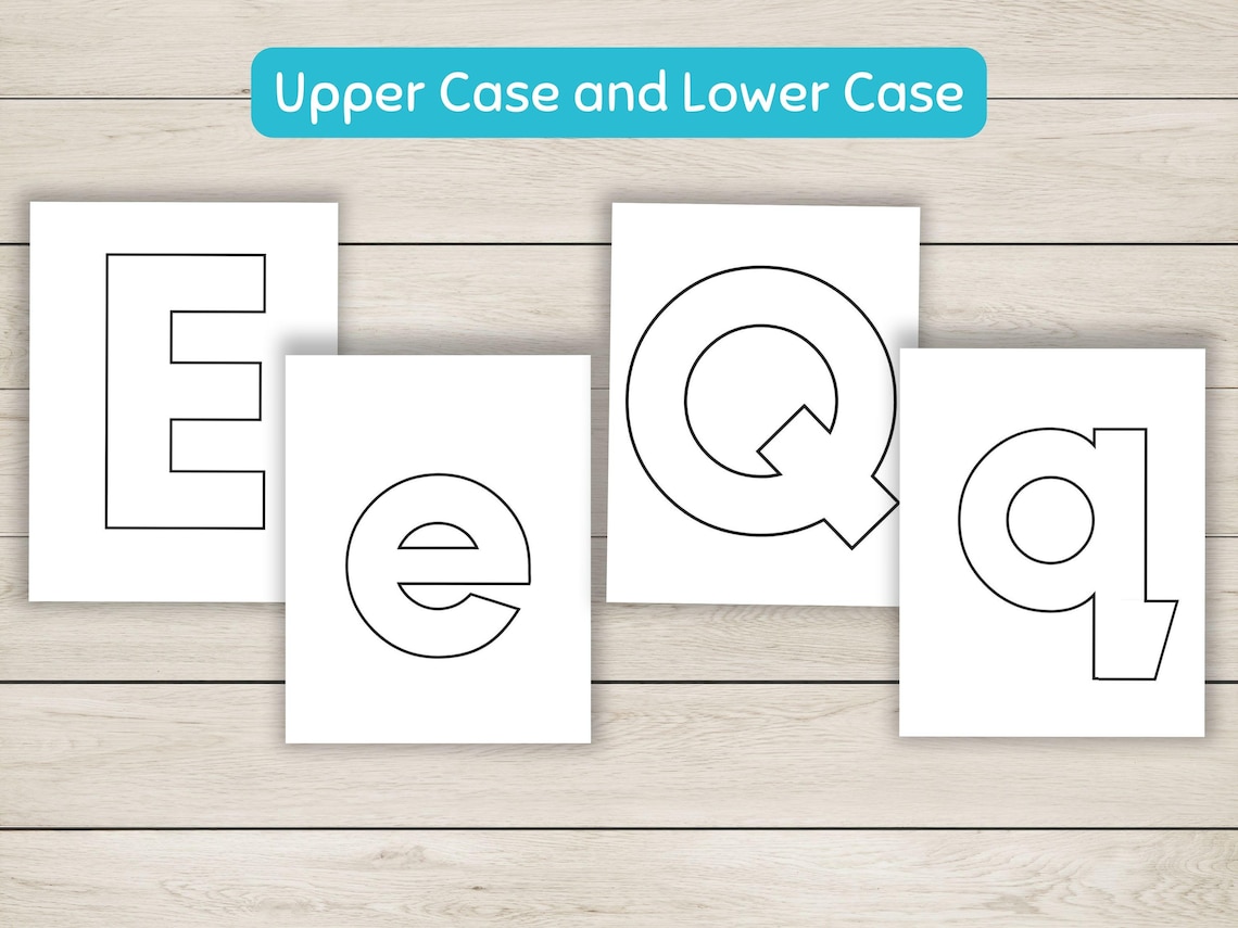 Printable Large Alphabet Block Letters and Numbers for Kids Crafts ...