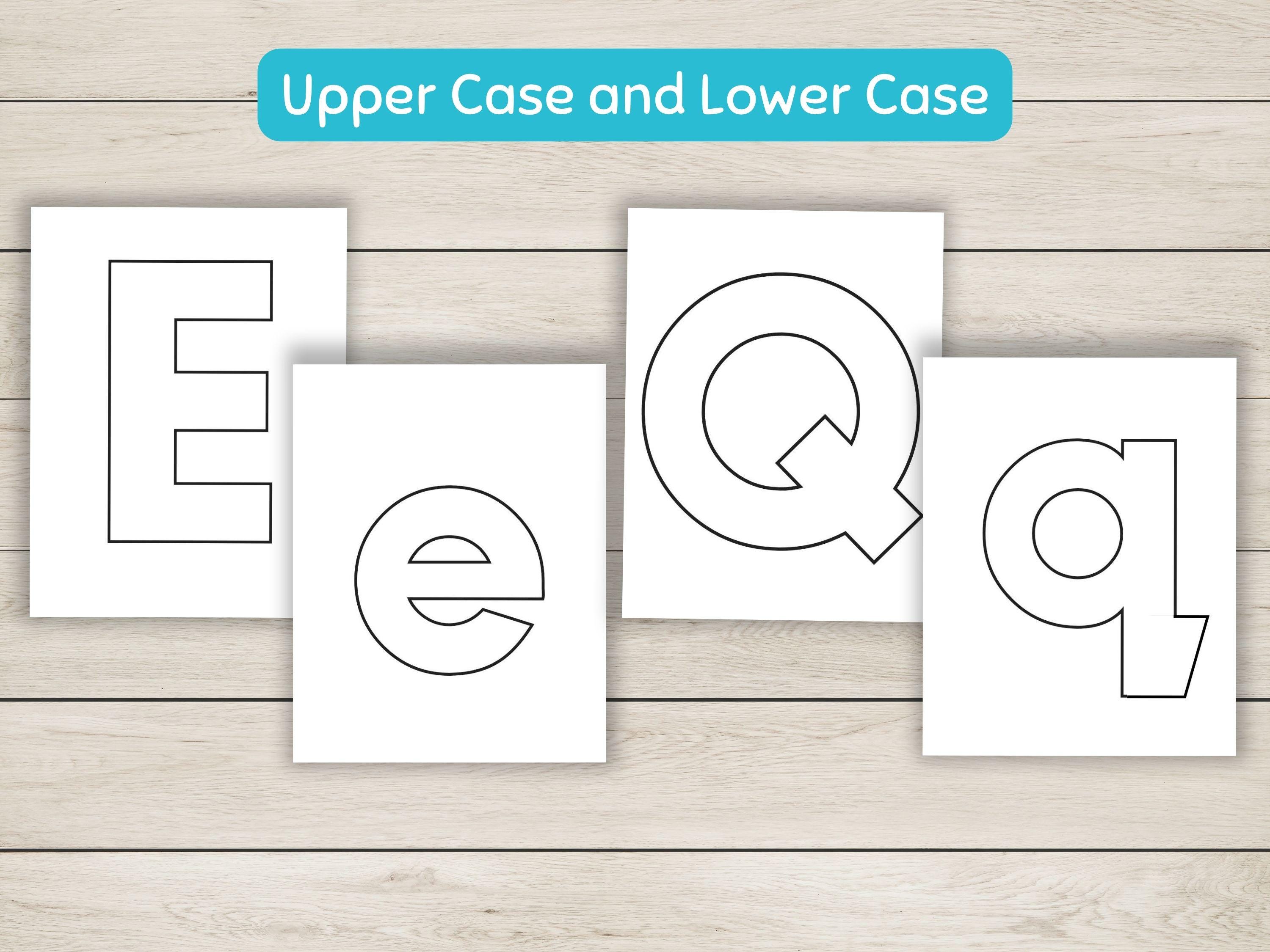 Printable Large Alphabet Block Letters and Numbers for Kids Crafts ...