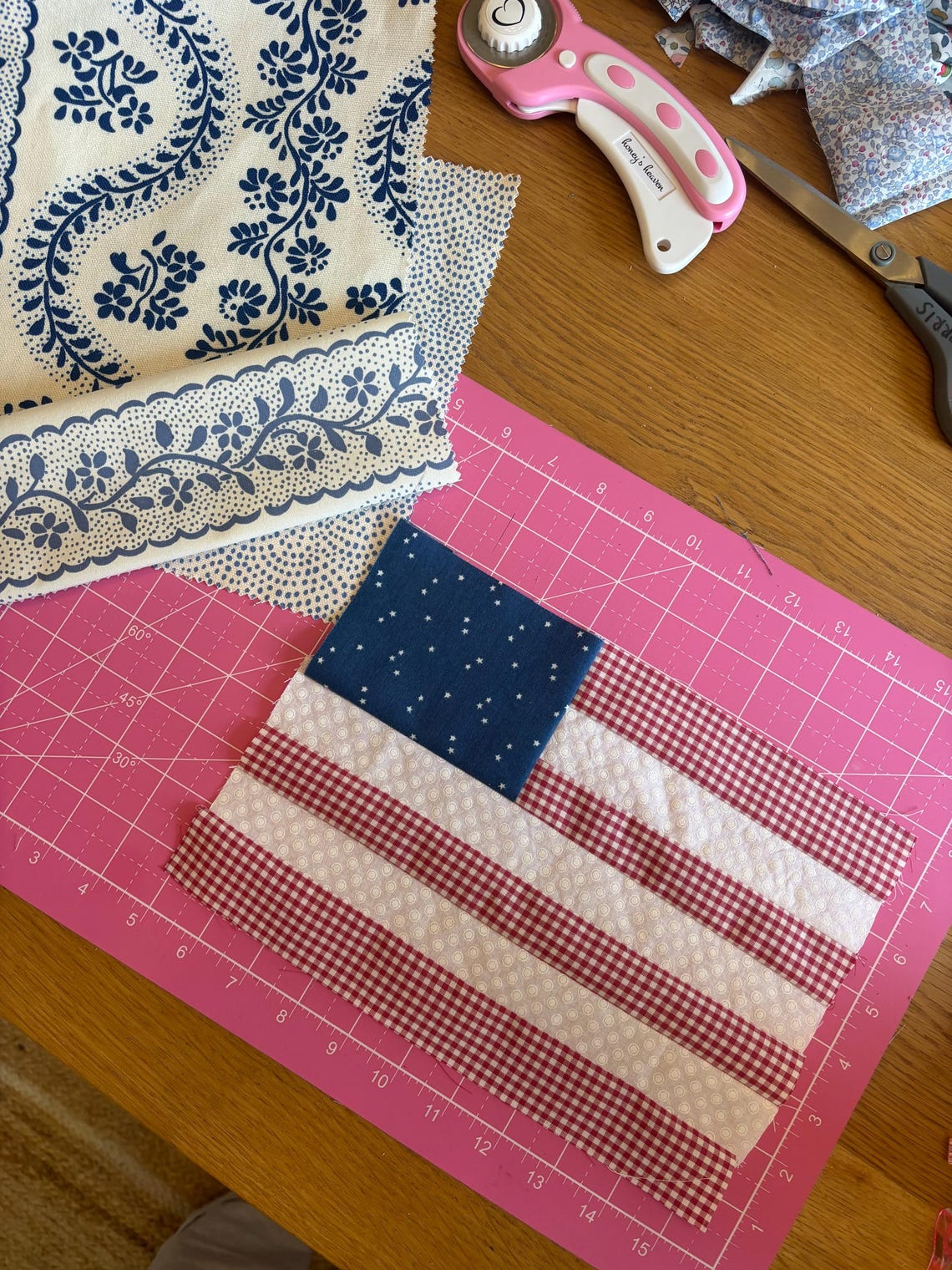 American Flag Quilt Digital Pattern PDF - Etsy