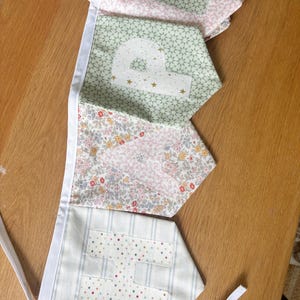 Fabric Happy Birthday Banner Pattern PDF - Etsy