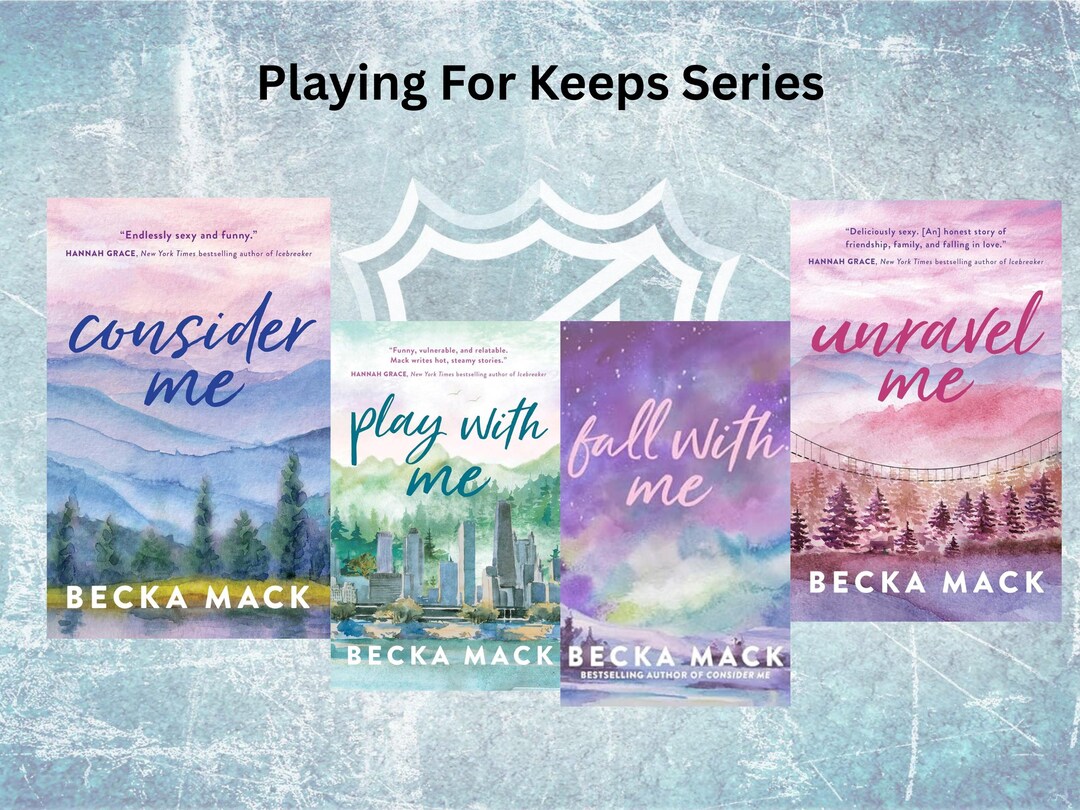 Playing for Keeps Trilogy by Becka Mack, Hockey Romance Special Edition Book Set, Consider Me ...