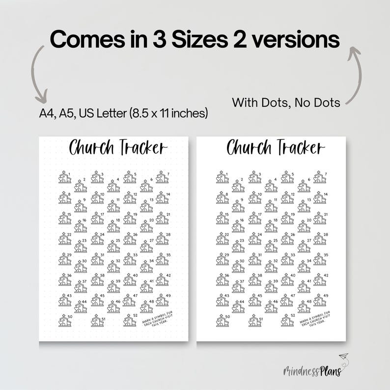 Church Tracker PRINTABLE Journal Page Track Church Bible Study Bible ...