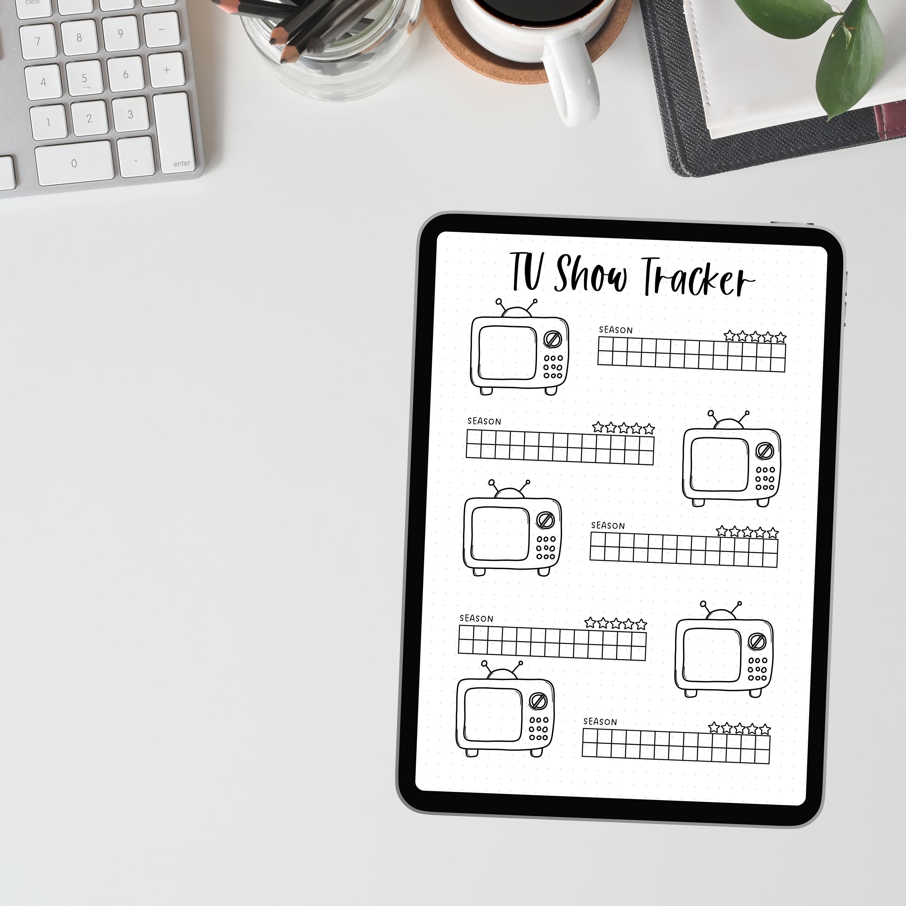 TV Show Tracker - PRINTABLE Planner Page - Journal Page - Shows Watched ...