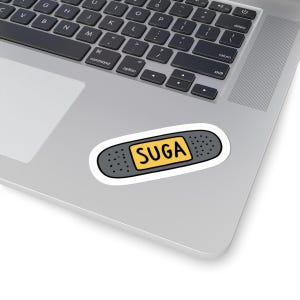 BTS Suga Bandage Stickers - Kiss-cut Stickers, Kpop Merch, Cute Sticker ...