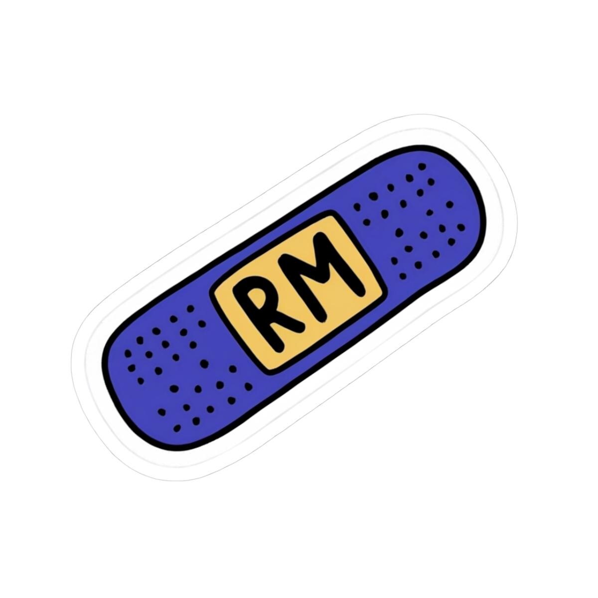 BTS RM Bandage Sticker - Kiss-cut Stickers, K-pop Fan Gift, Bulletproof ...
