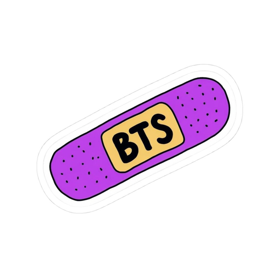 BTS Bandage Kiss-cut Stickers - K-pop Sticker, K-pop Merch, Decorative ...
