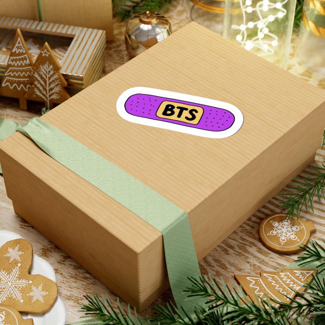 BTS Bandage Kiss-cut Stickers - K-pop Sticker, K-pop Merch, Decorative ...