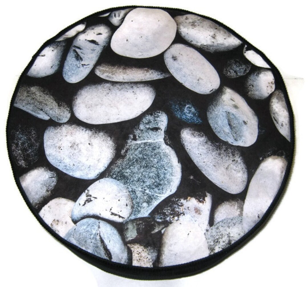 Keien en stenen poef voetensteun vloer kussen Pouff - Etsy Nederland