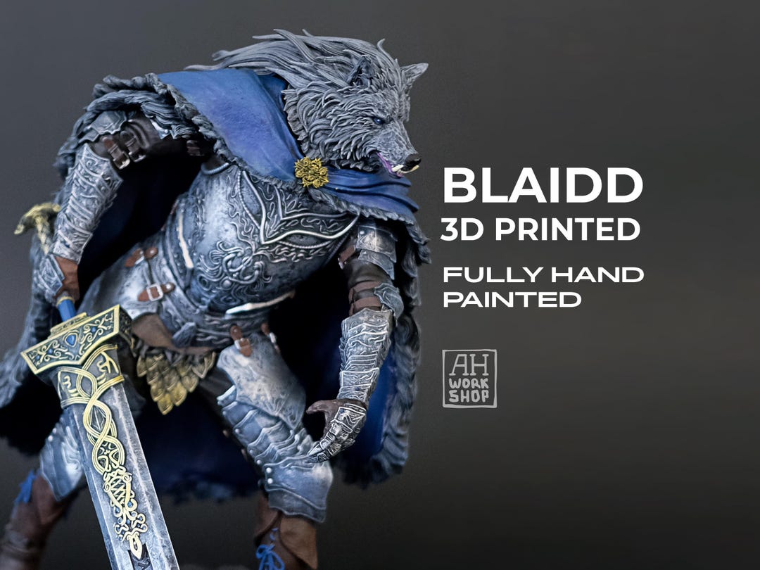 Blaidd 3D Printed & Fully Hand-painted Figure Elden Ring Collectible - Etsy