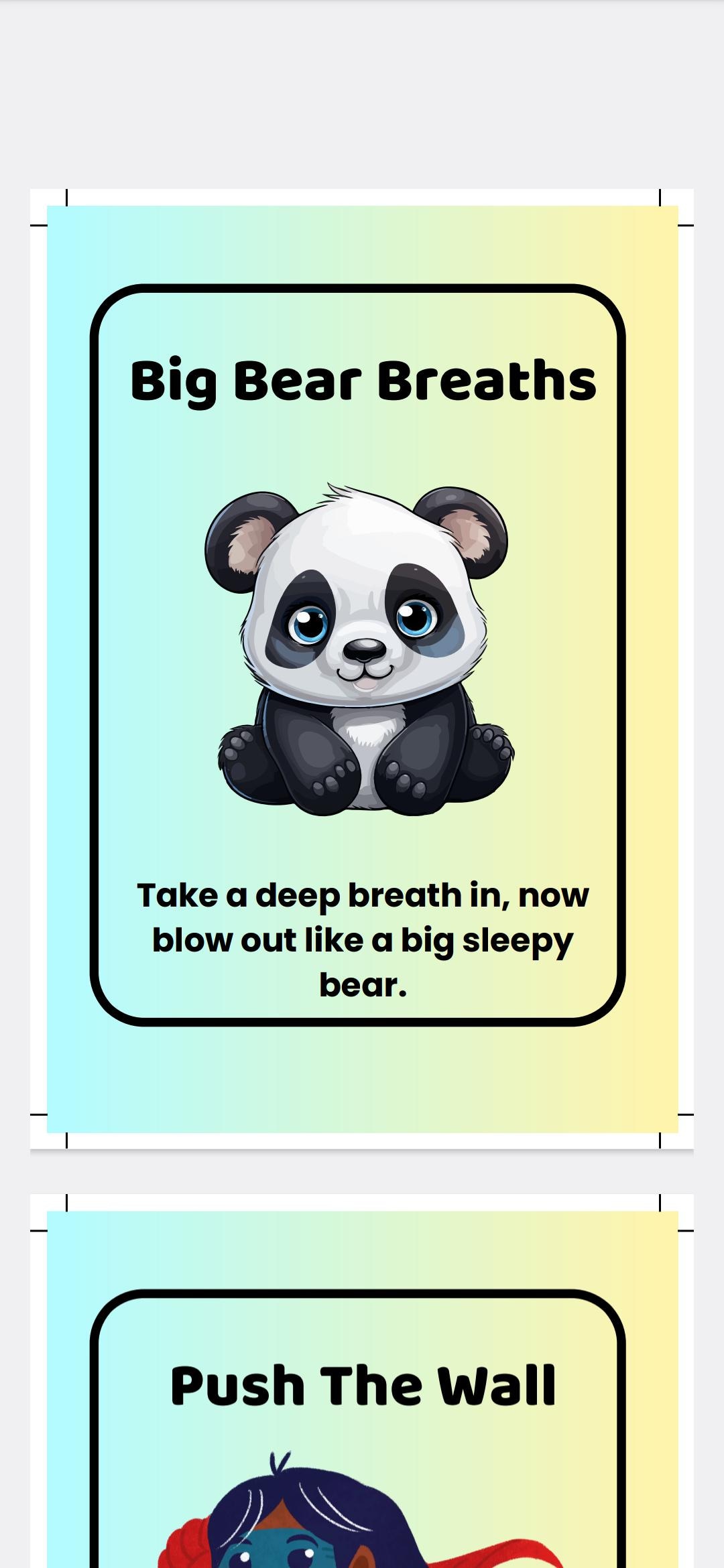 Sensory Break Cards | Digital Printable for Kids | Autism & Sensory ...