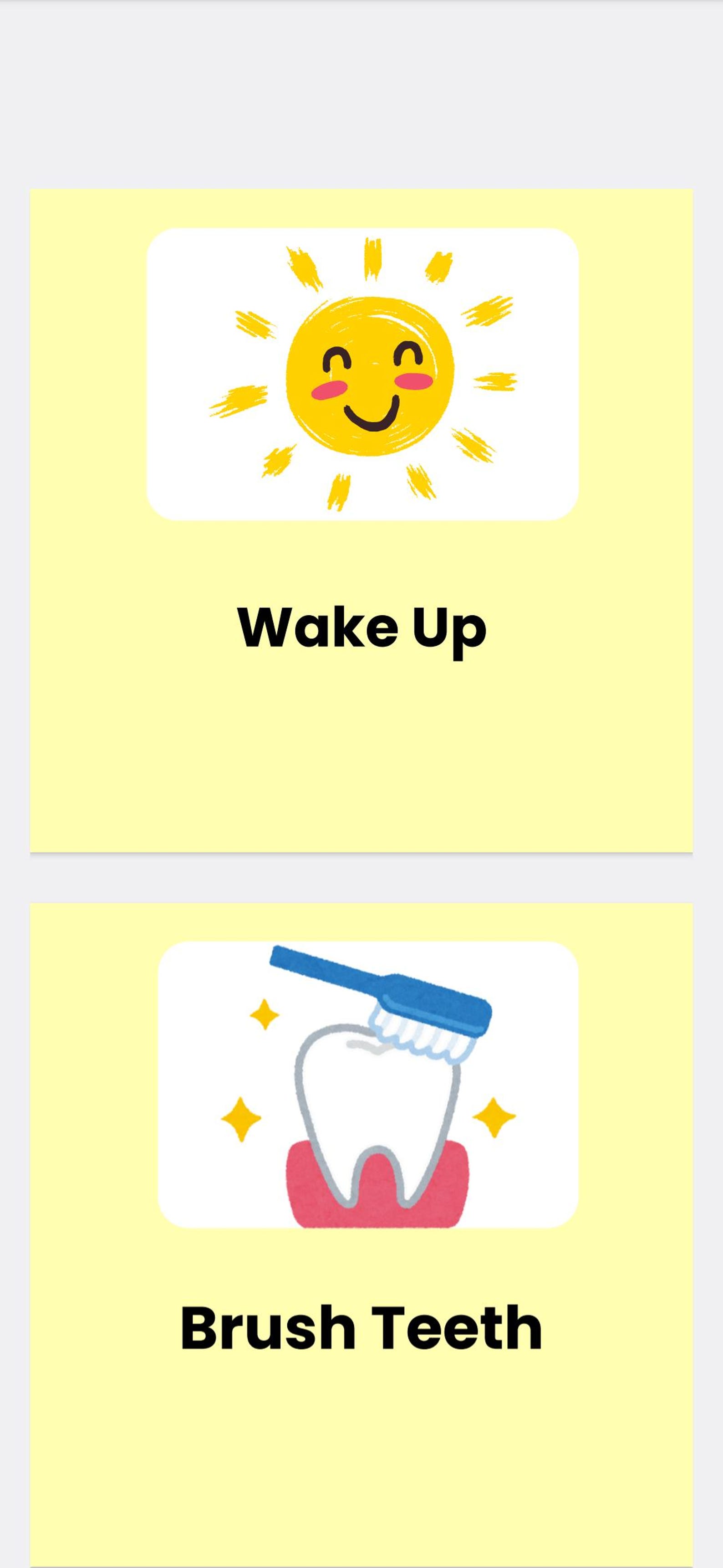 Visual Schedule Cards for Kids | Autism Routine Cards | Printable Daily ...