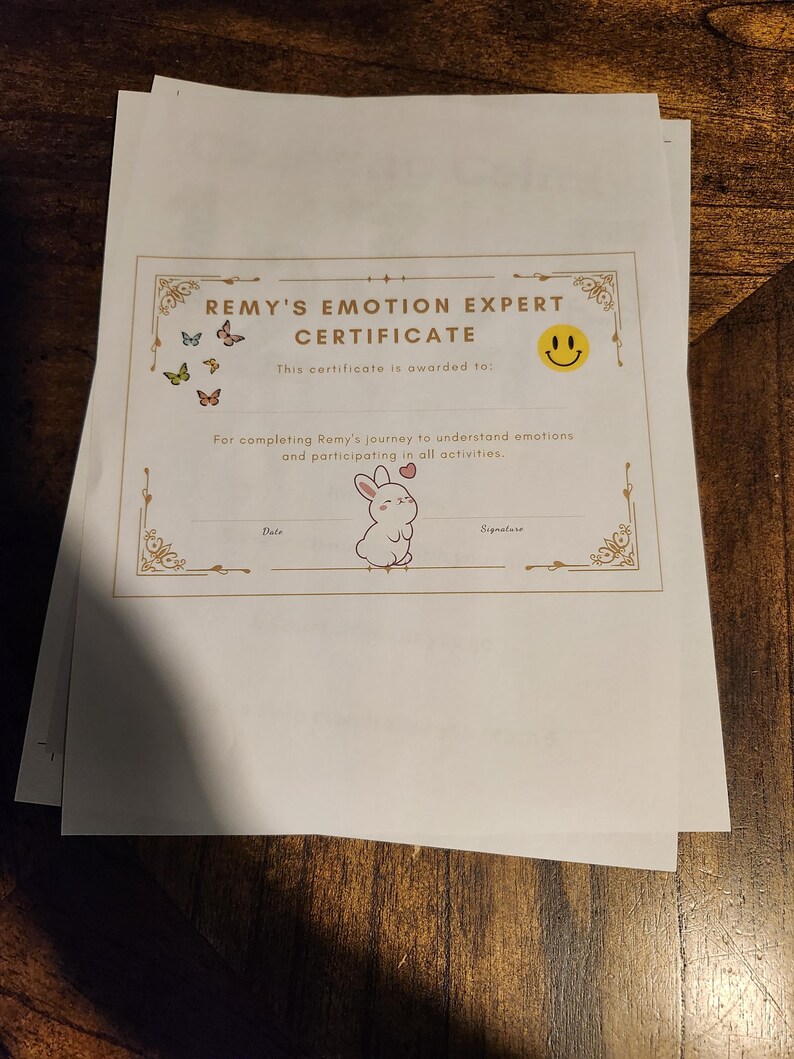 Remy the Rabbit Understanding Emotions – A Social Story & Activity Pack ...
